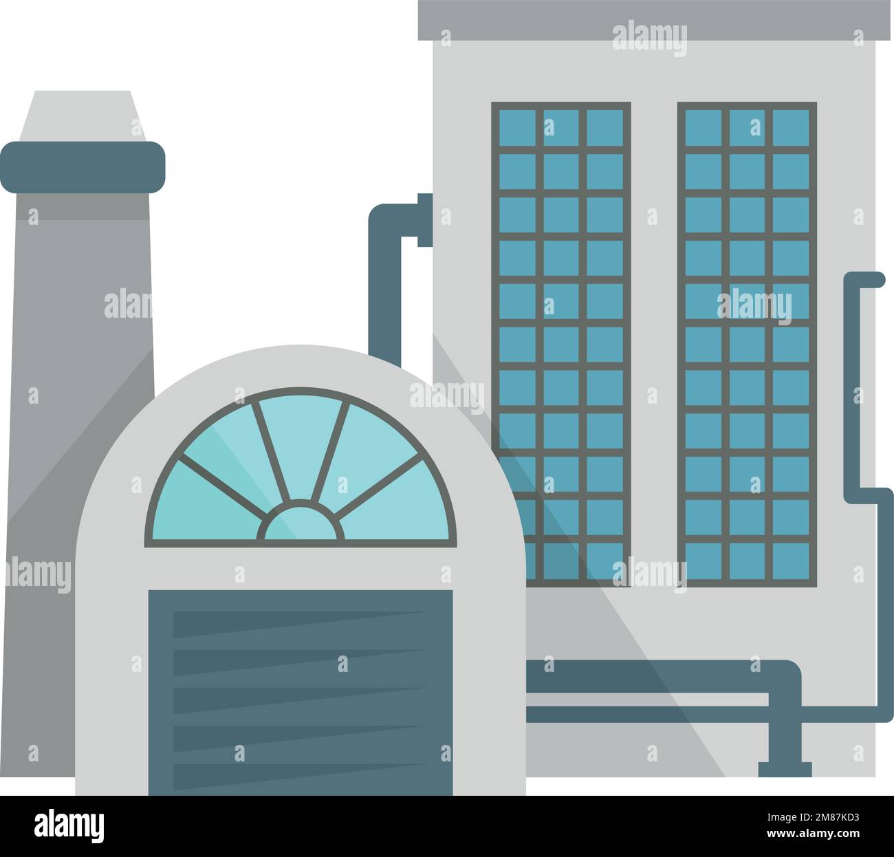Power company building Stock Vector Images - Alamy