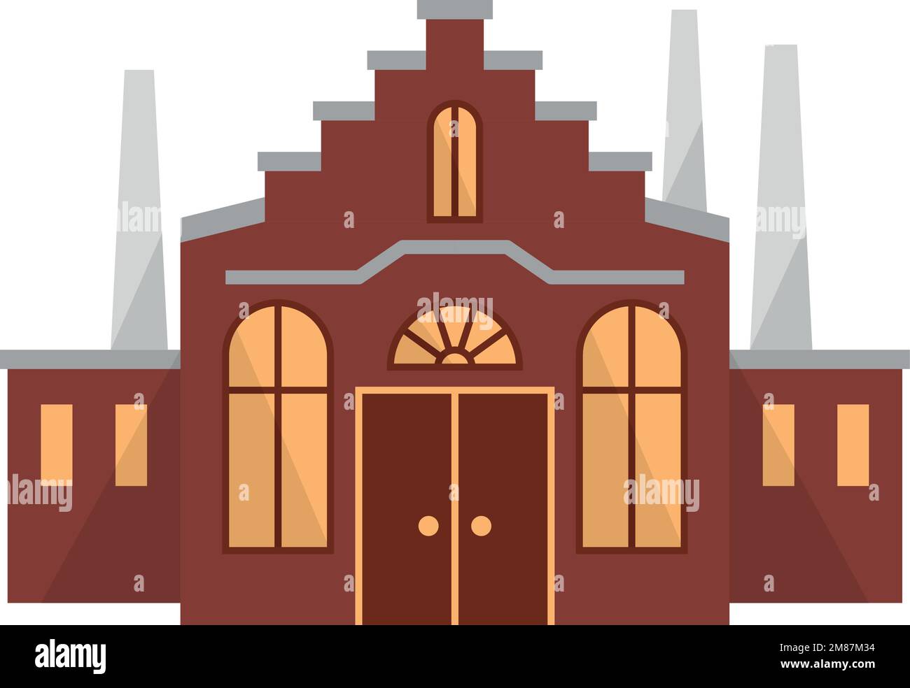 Industrial revolution architecture Cut Out Stock Images & Pictures - Alamy