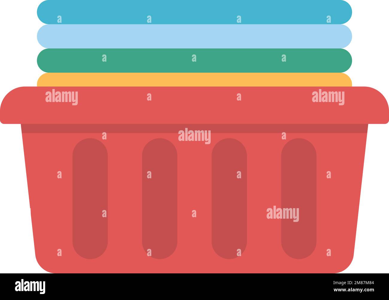 Clothes basket icon cartoon Cut Out Stock Images & Pictures - Alamy