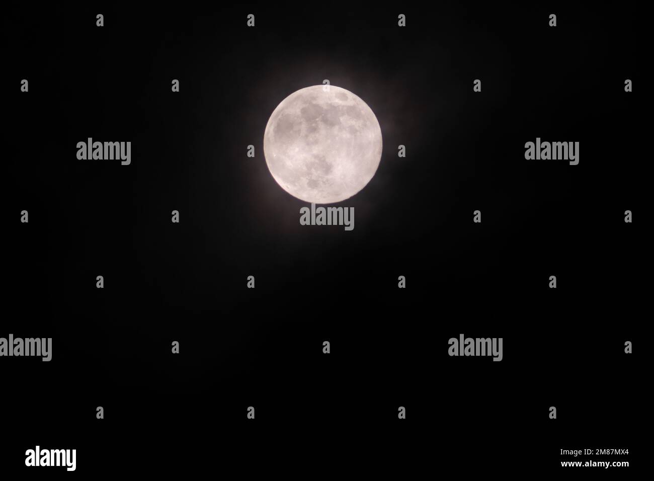 Moon through mist hi-res stock photography and images - Alamy