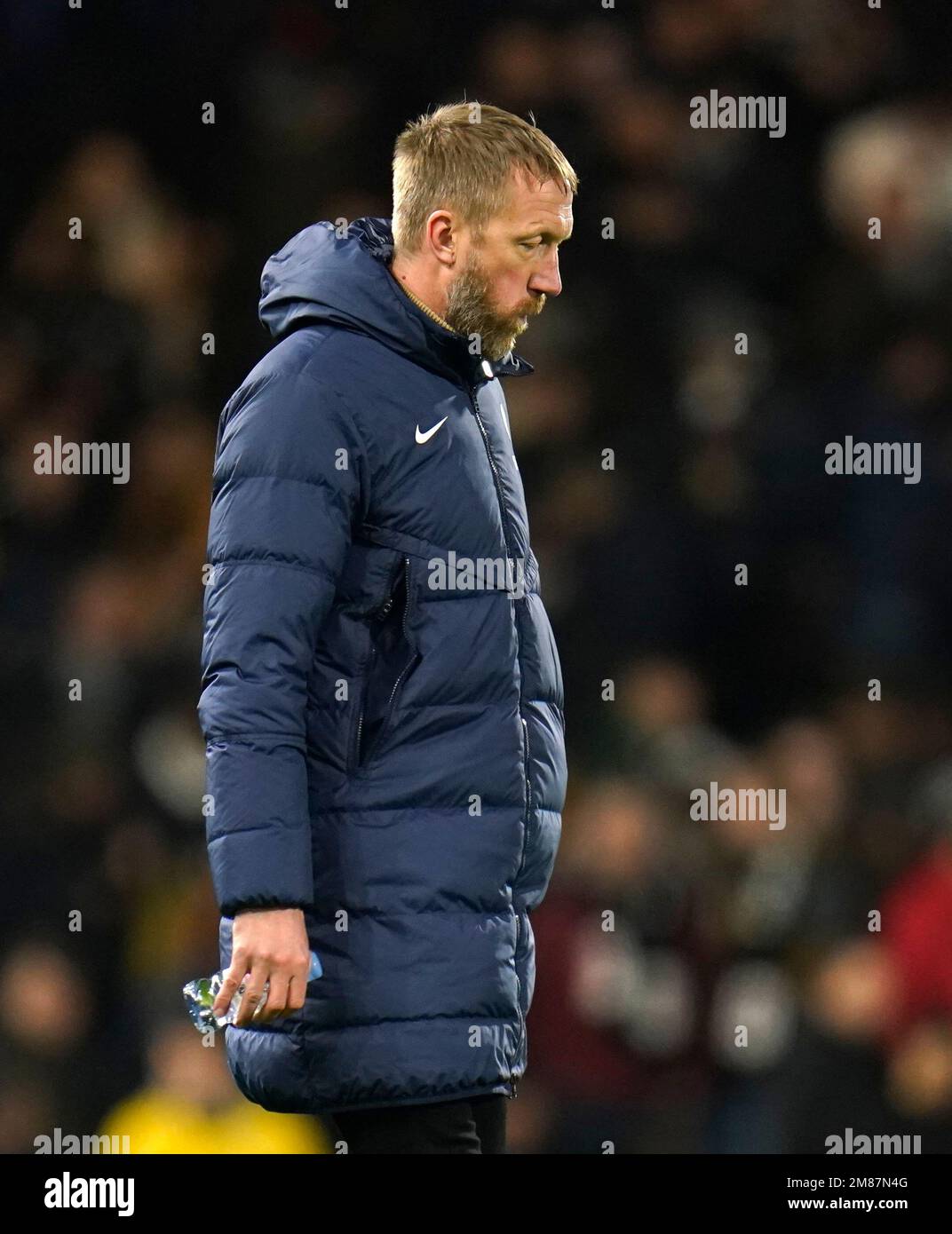 Chelsea manager Graham Potter during the Premier League match at Craven ...