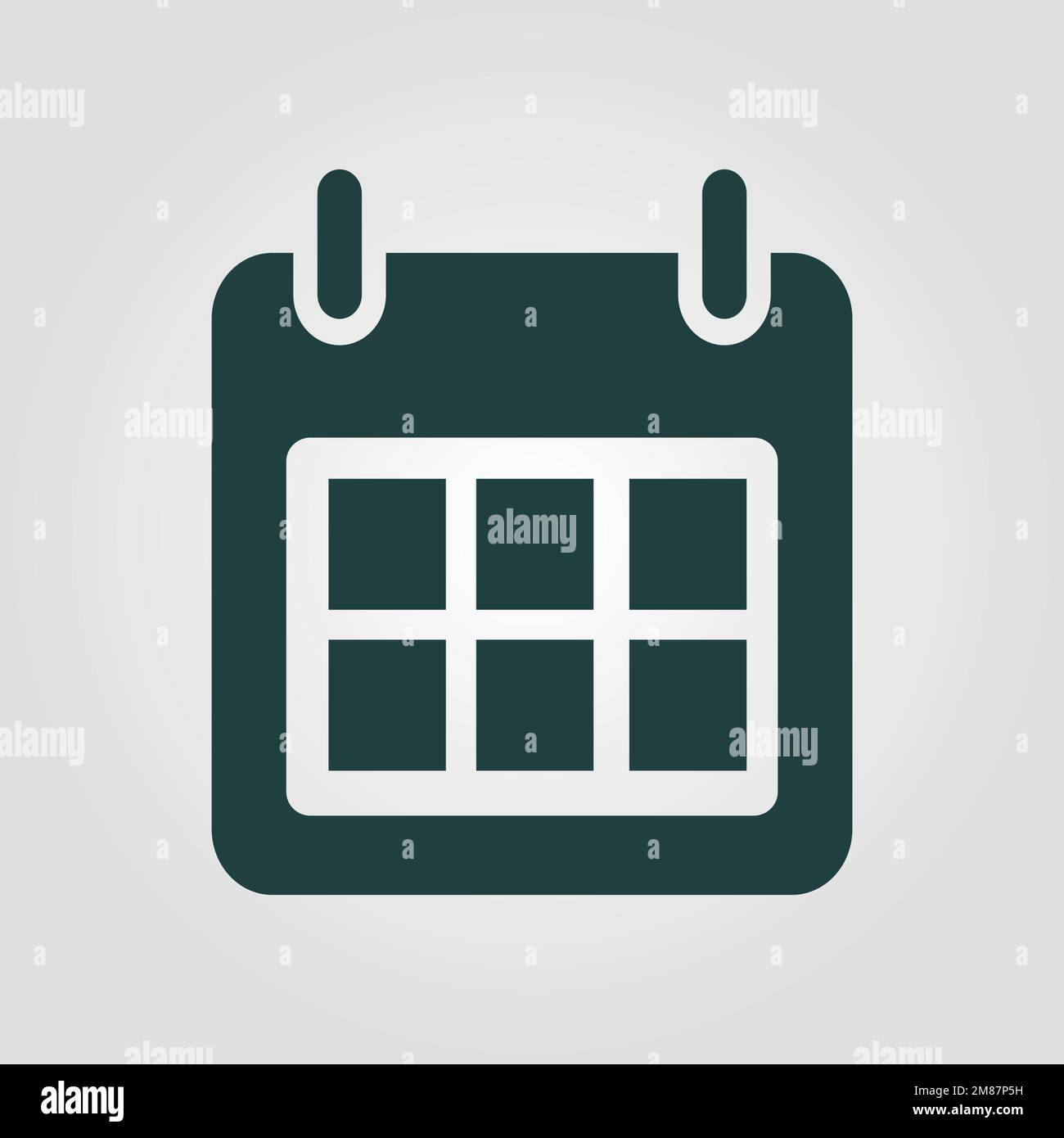 Calander Vector Icon With White Islolated Background calander vector ...