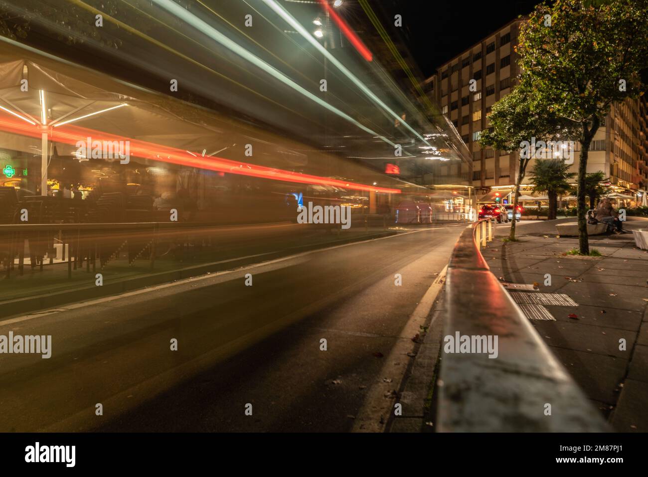 Car passing lights hi-res stock photography and images - Alamy