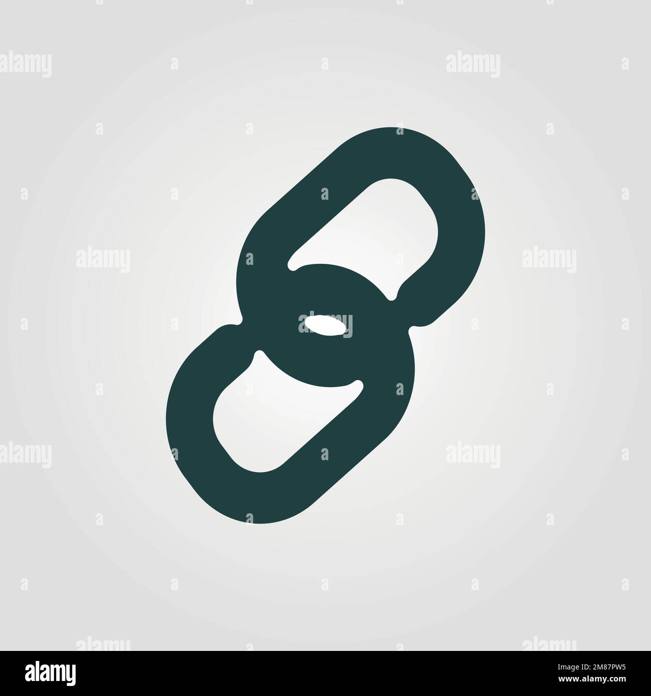 File attach vector icon. Black illustration isolated on white ...