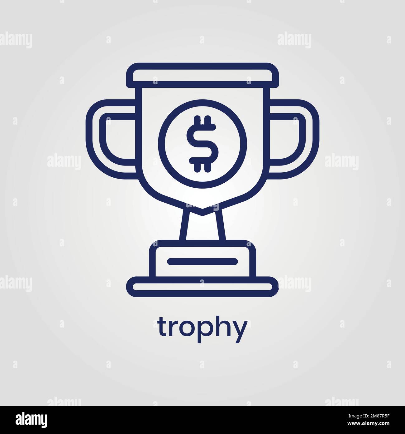 Trophy icon vector eps file Stock Vector Image & Art - Alamy