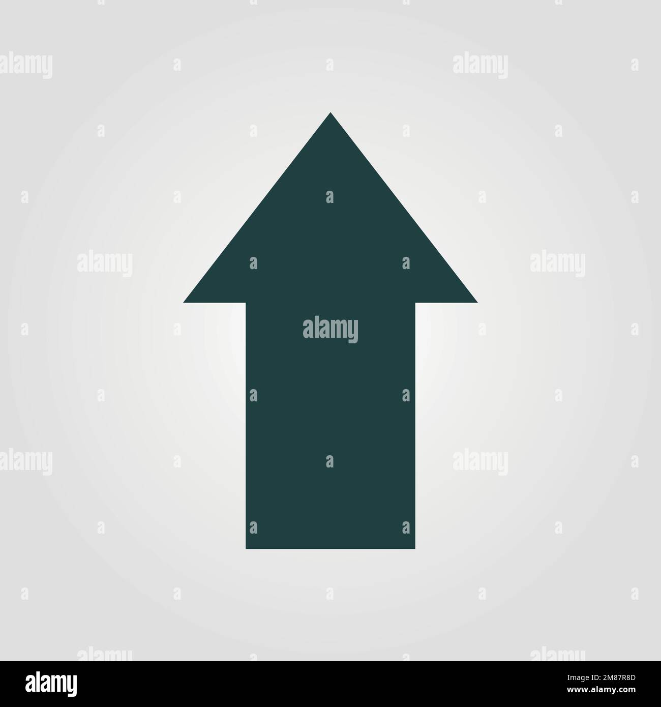 Arrow Icon in trendy flat style isolated on grey background. Arrow ...