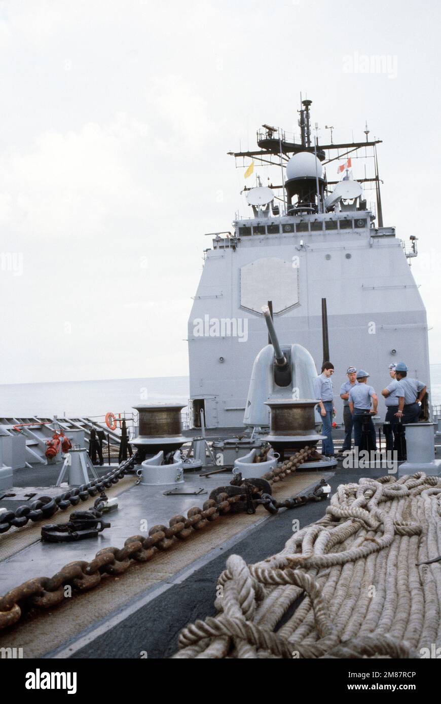 DN-ST-87-05947. Base: USS Yorktown (CG 48) Country: Atlantic Ocean (AOC ...