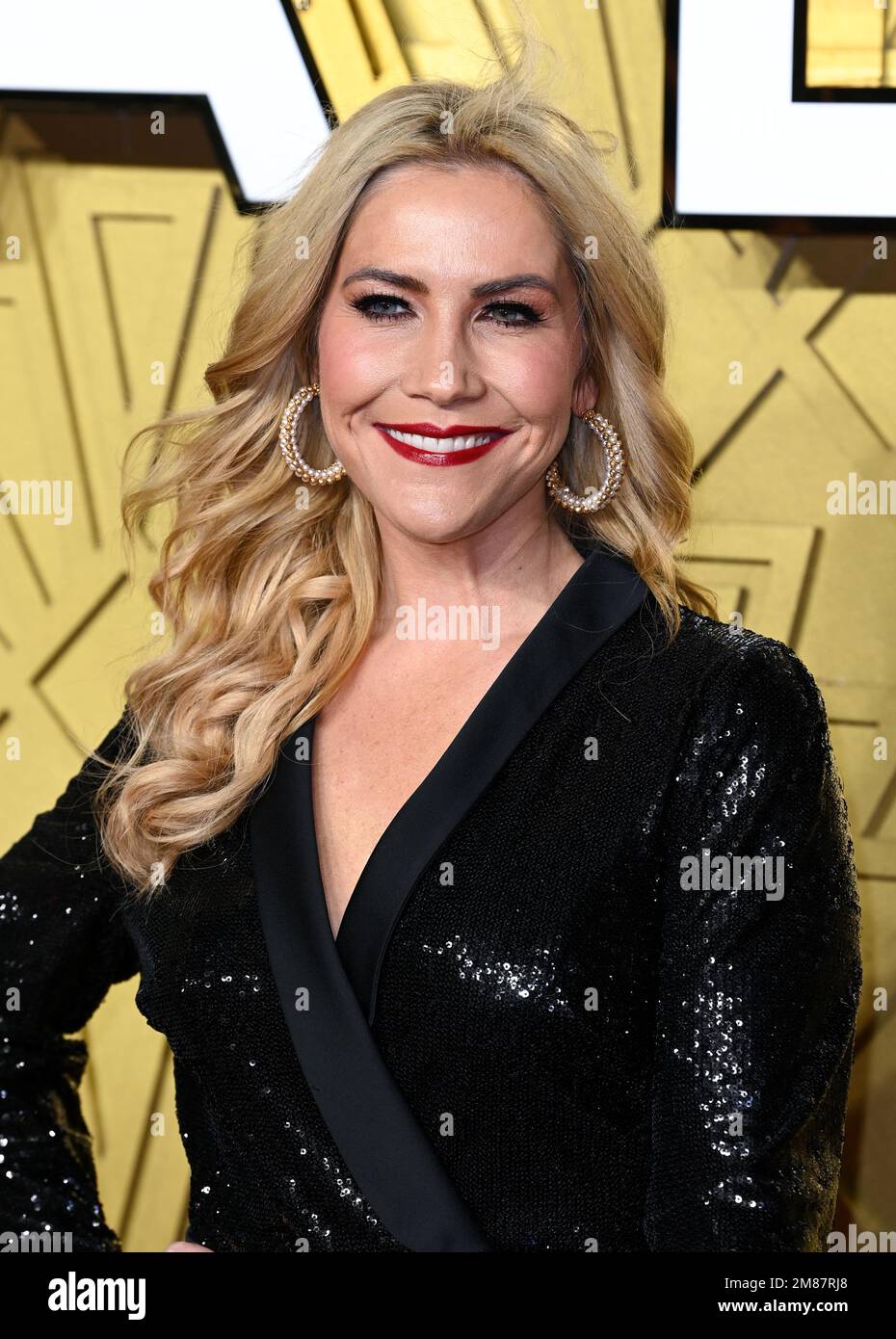 January 12th, 2023, London, UK. Heidi Range arriving at the Babylon UK ...