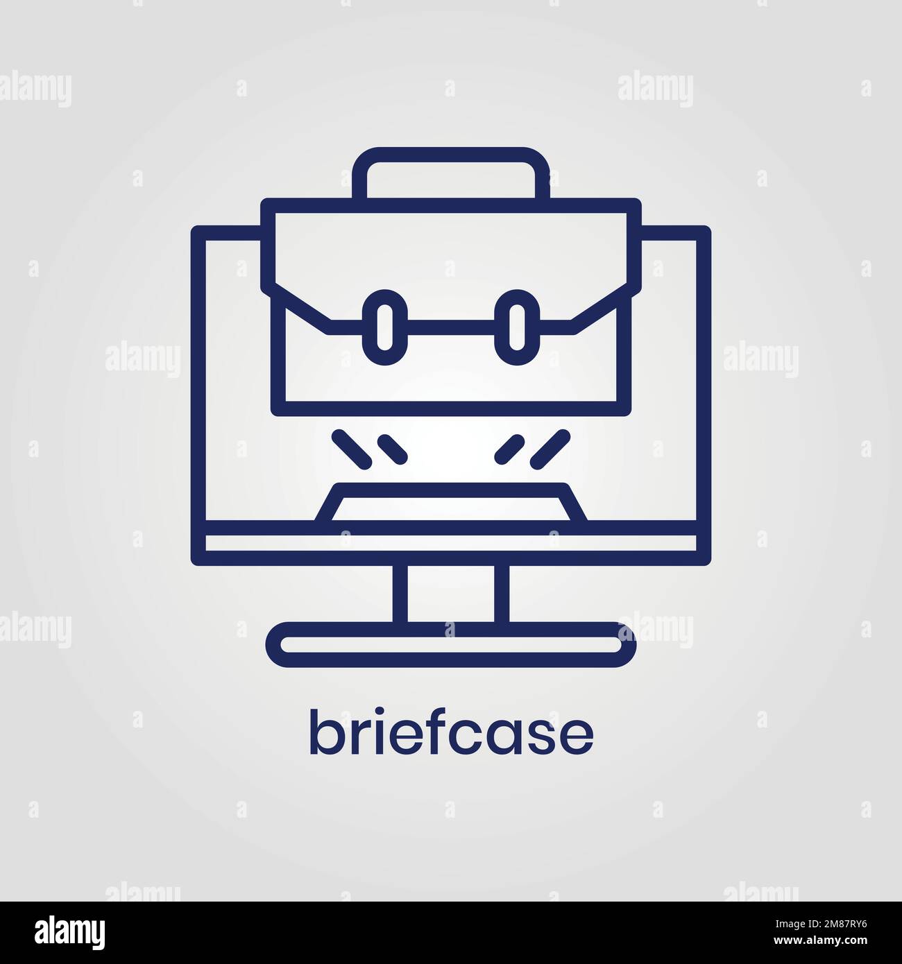 Briefcase icon vector eps file Stock Vector Image & Art - Alamy