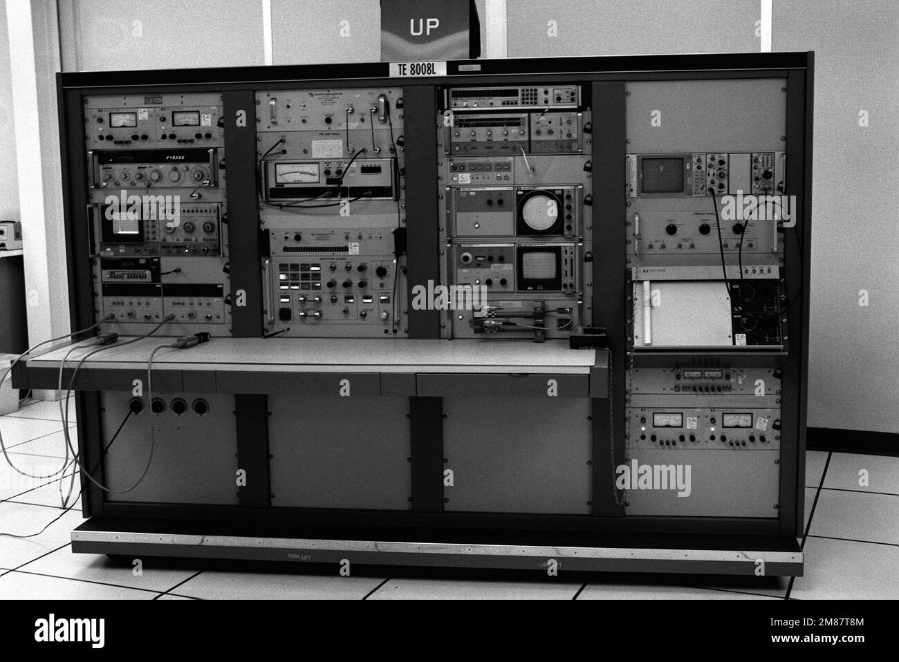 A view of a TE-8008L test stand, part of the computer-assisted test ...