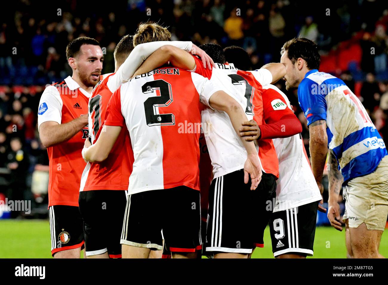 ROTTERDAM - Feyenoord celebrates the 3-1 of Danilo of Feyenoord during ...
