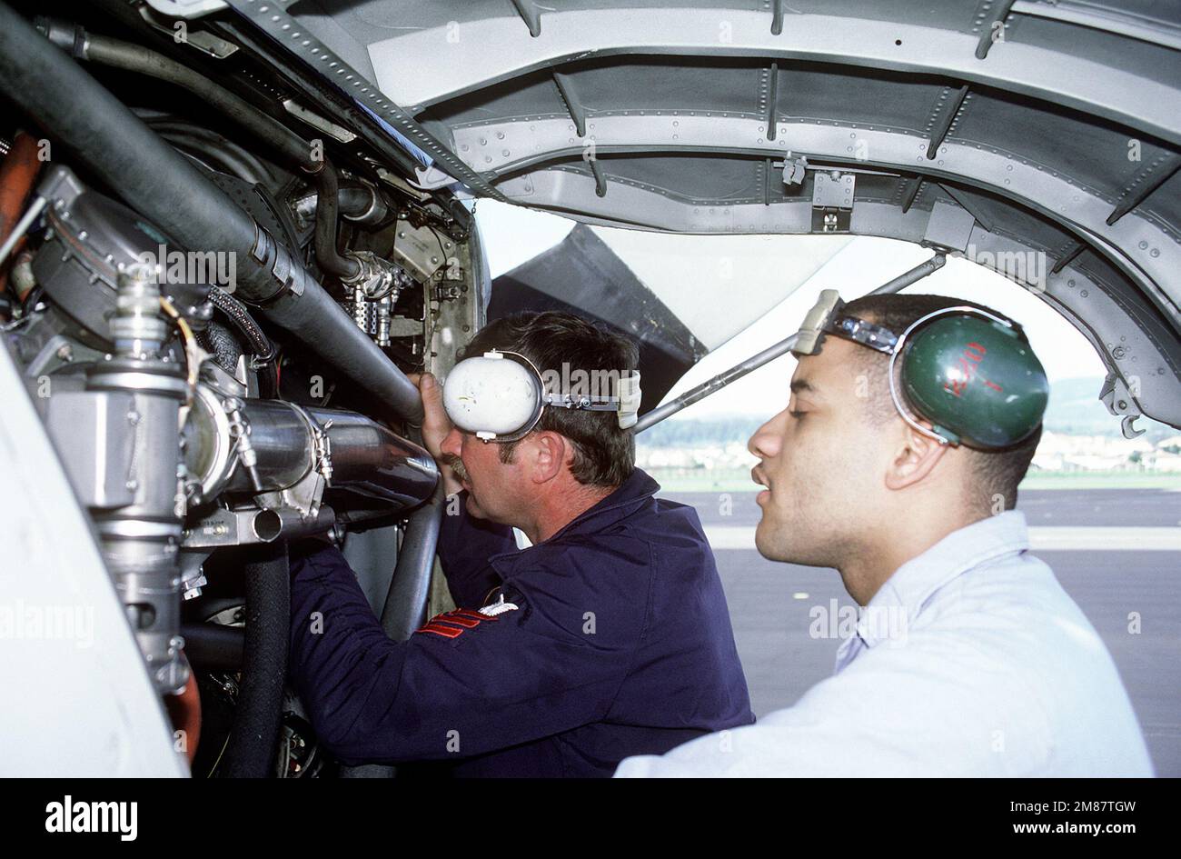 Aviation Ordnanceman 1ST Class Mike Costello and Aviation Electrician's ...