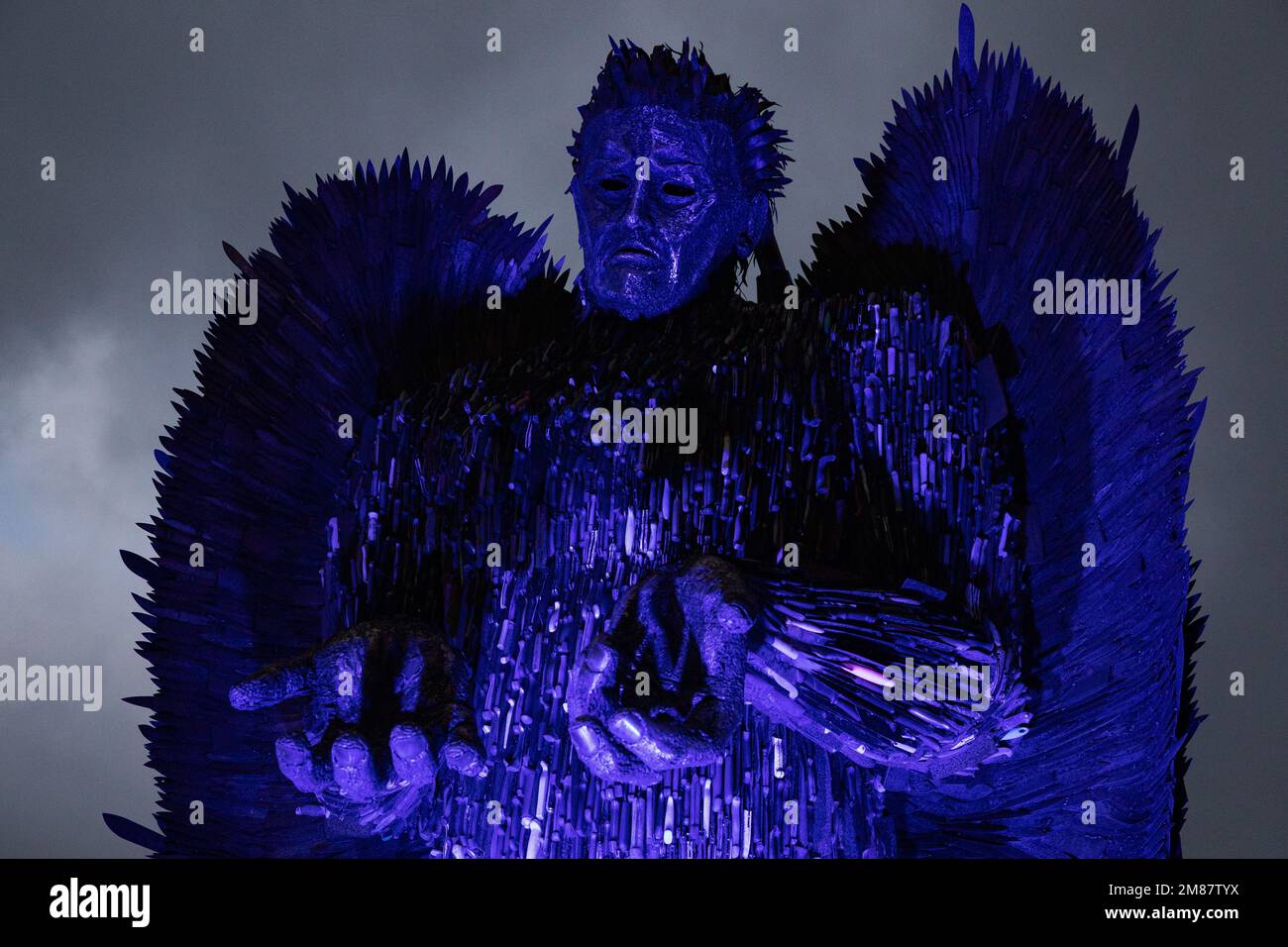 Slough, UK. 12 January, 2023. The National Monument Against Violence ...