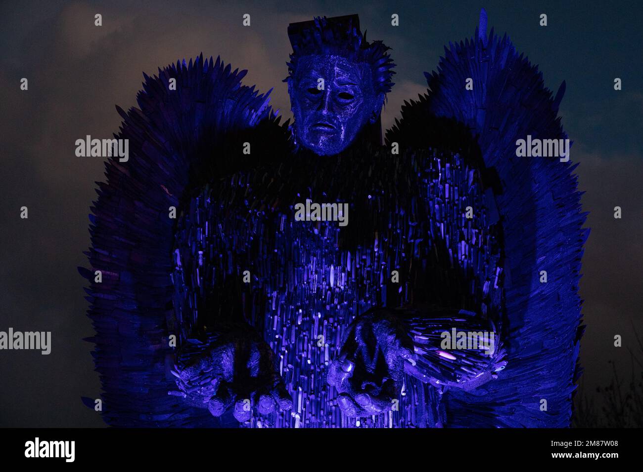 Slough, UK. 12 January, 2023. The National Monument Against Violence ...