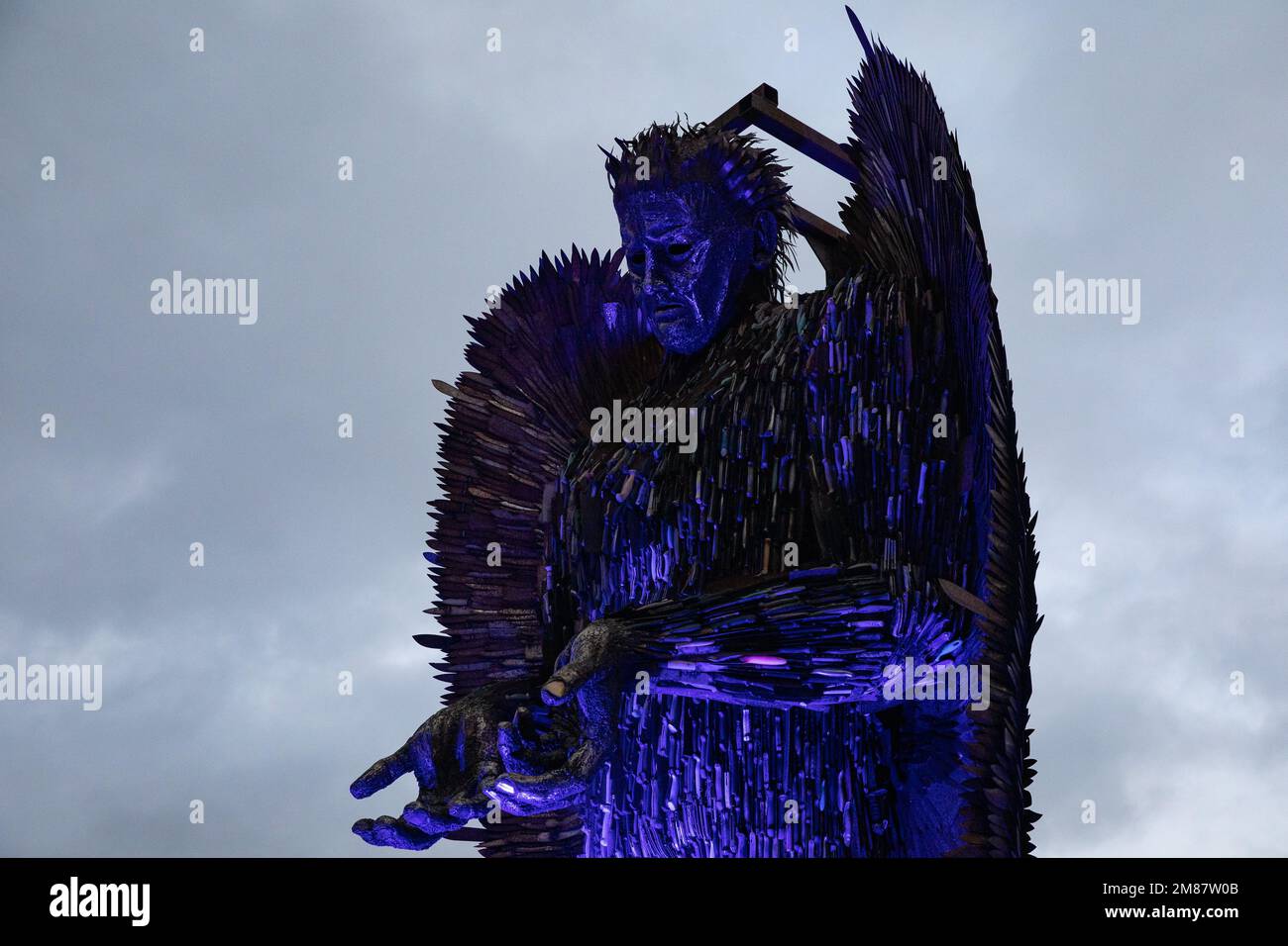 Slough, UK. 12 January, 2023. The National Monument Against Violence ...