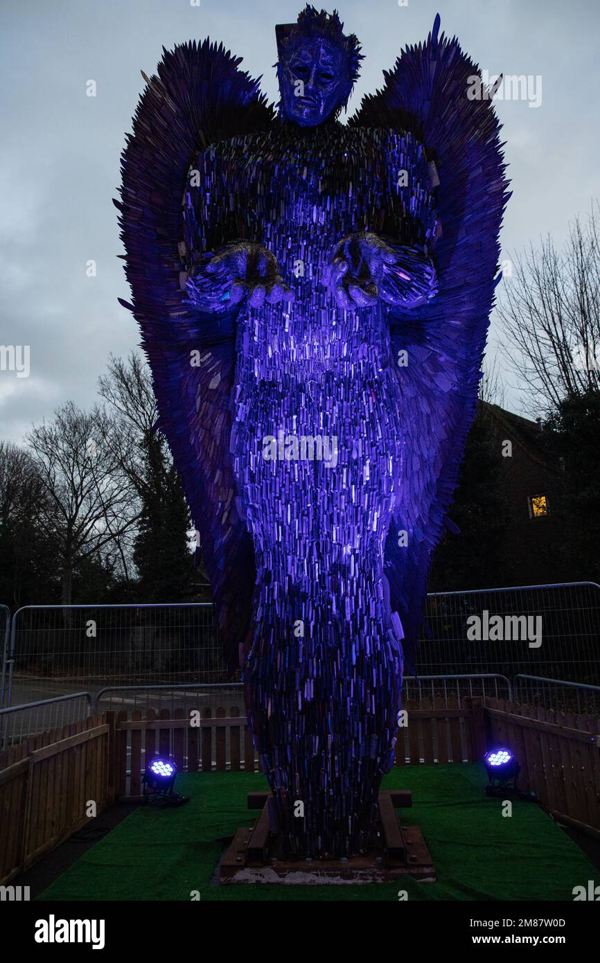 Slough, UK. 12 January, 2023. The National Monument Against Violence ...