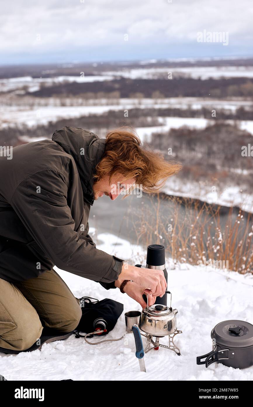 Male put small tourist hi-res stock photography and images - Alamy