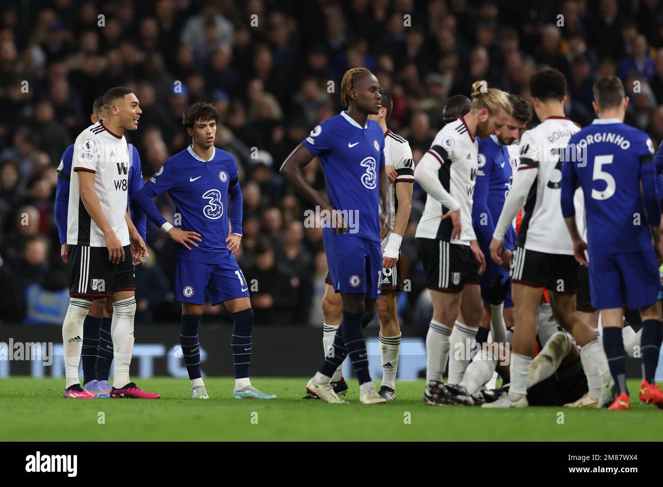 Joao felix chelsea red card hi-res stock photography and images - Alamy