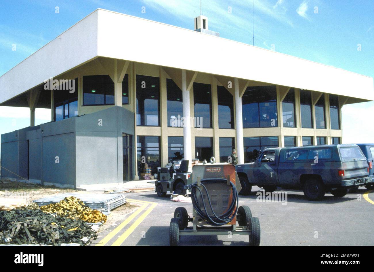 U.S. Air Force headquarters at Vir Viru International Airport for the ...