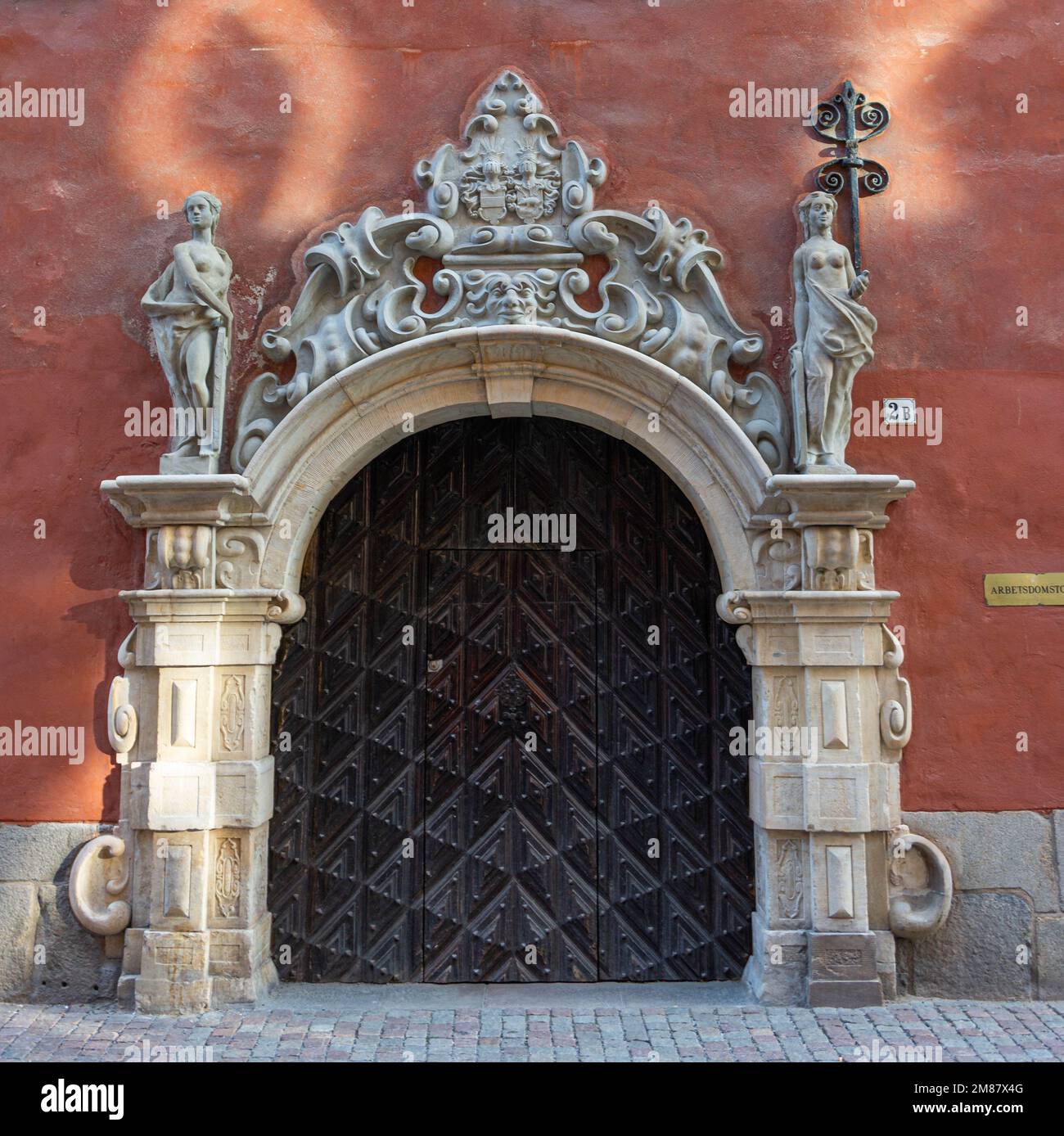 Old swedish door hi-res stock photography and images - Alamy