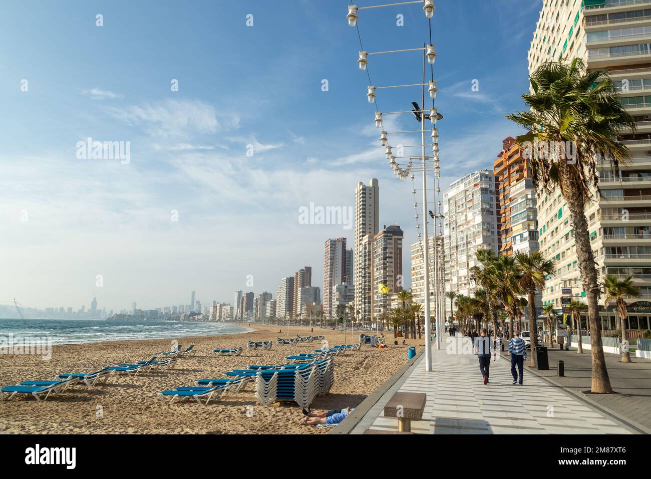 Benidorm city promenade hi-res stock photography and images - Alamy