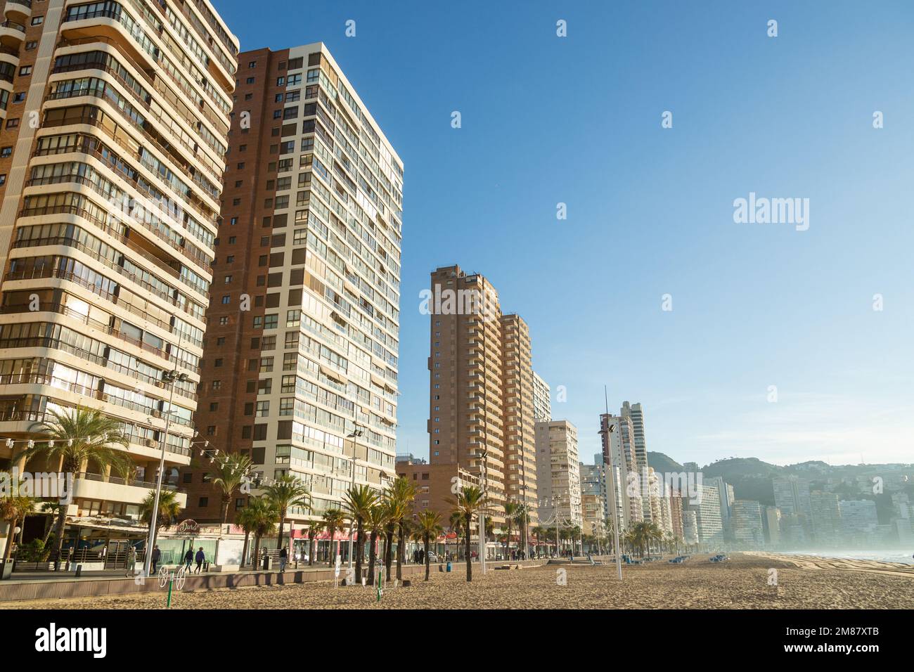 Sunny beach benidorm hi-res stock photography and images - Alamy