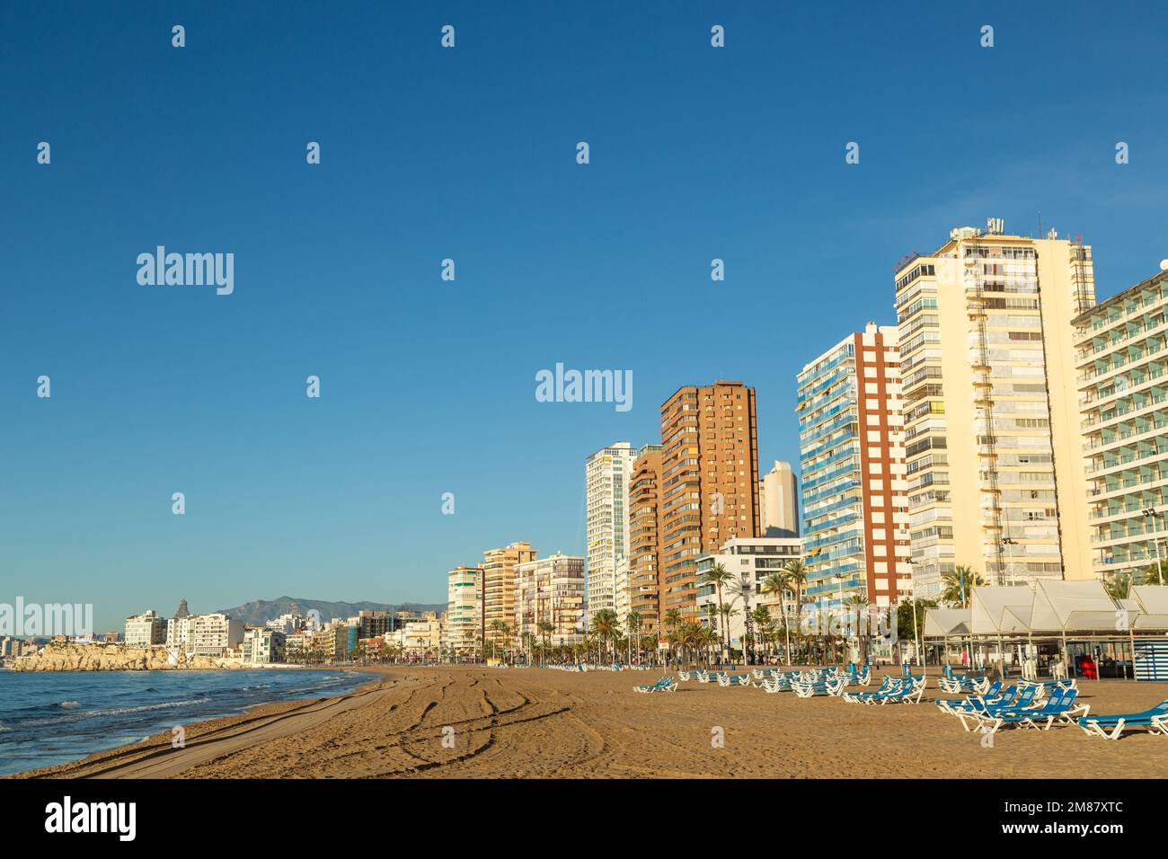 Sunny beach benidorm hi-res stock photography and images - Alamy