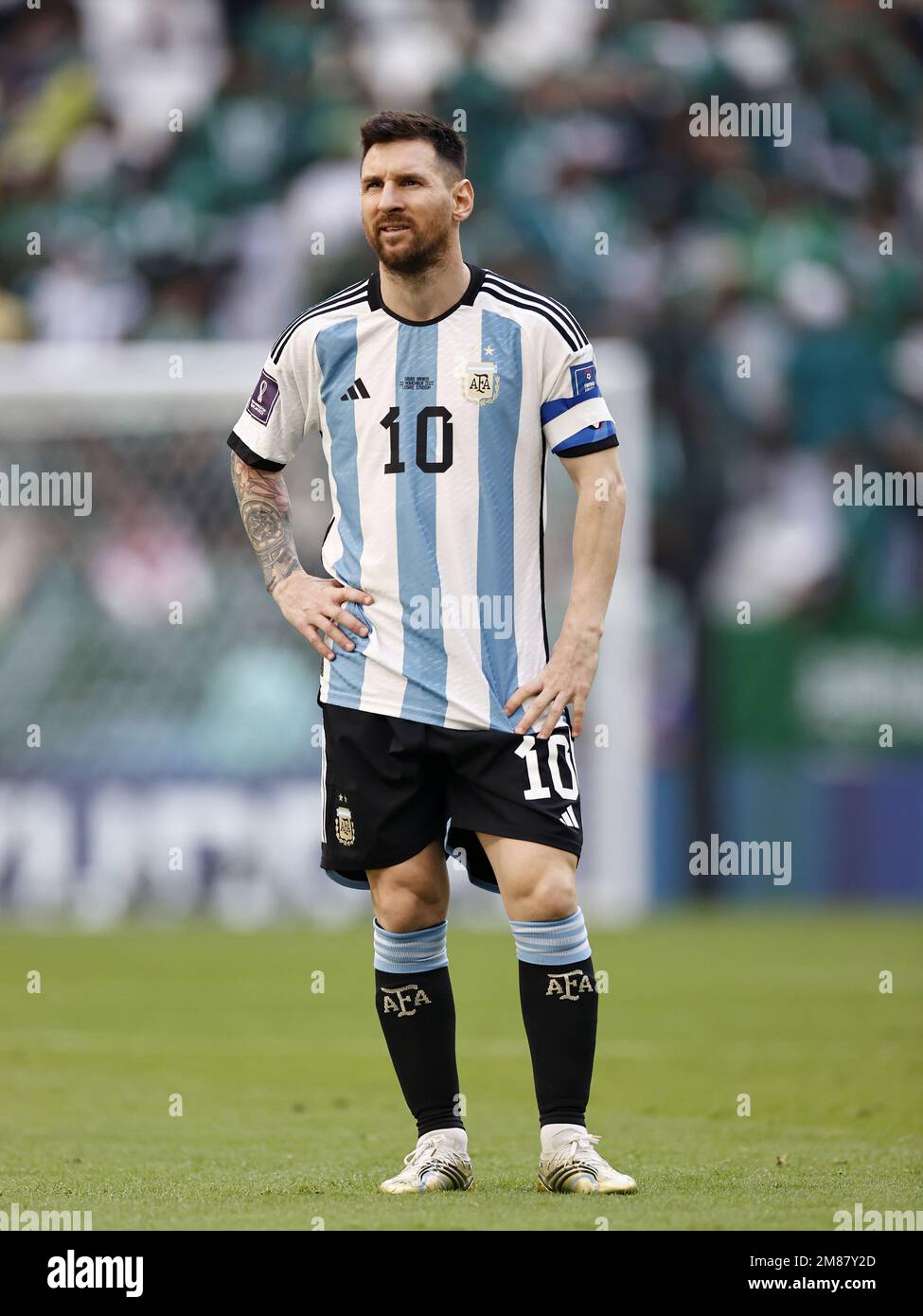 LUSAIL CITY - Lionel Messi of Argentina during the FIFA World Cup Qatar ...