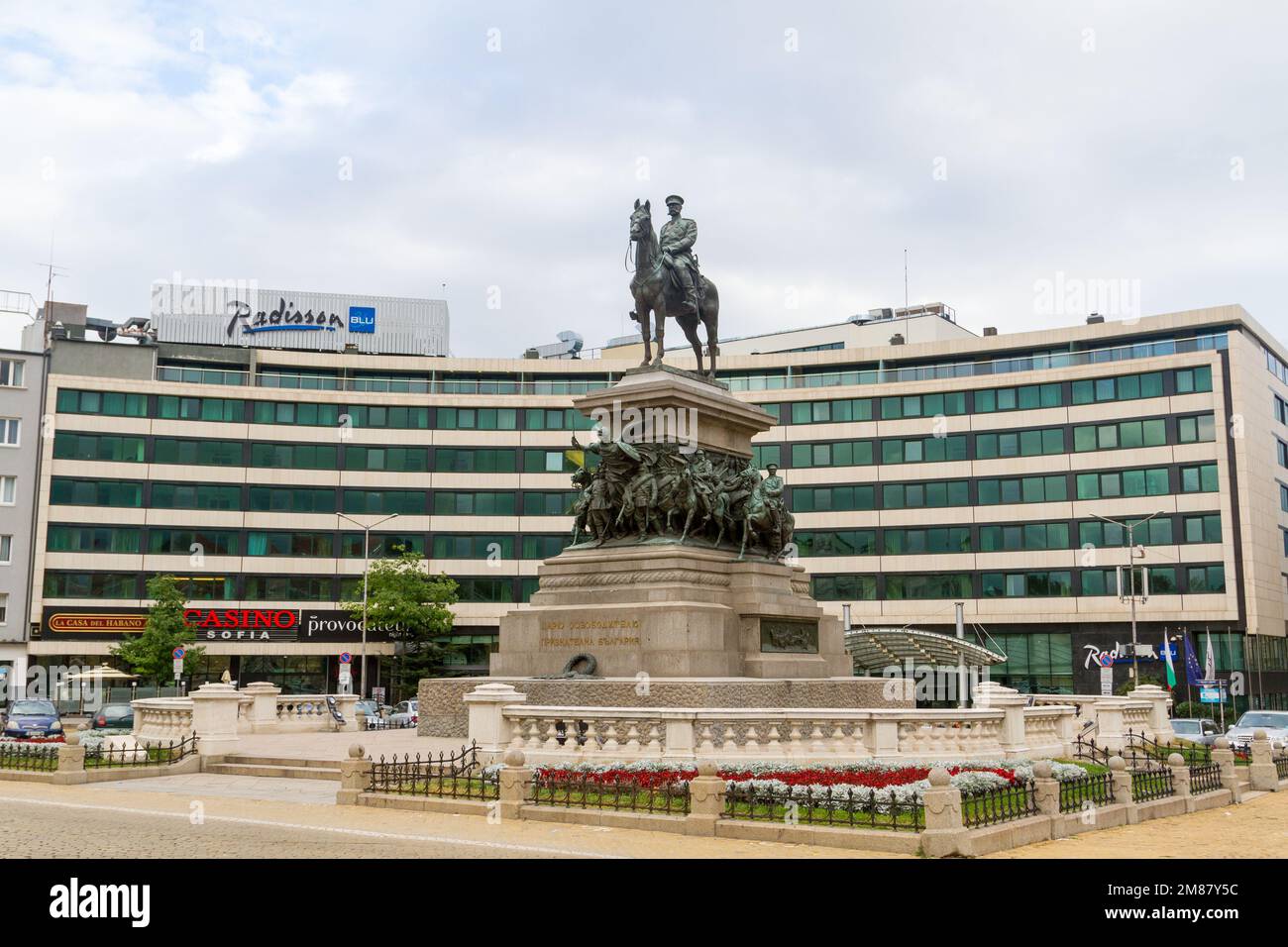 Monument to Tsar Liberator Alexander II. Equestrian monument in the ...