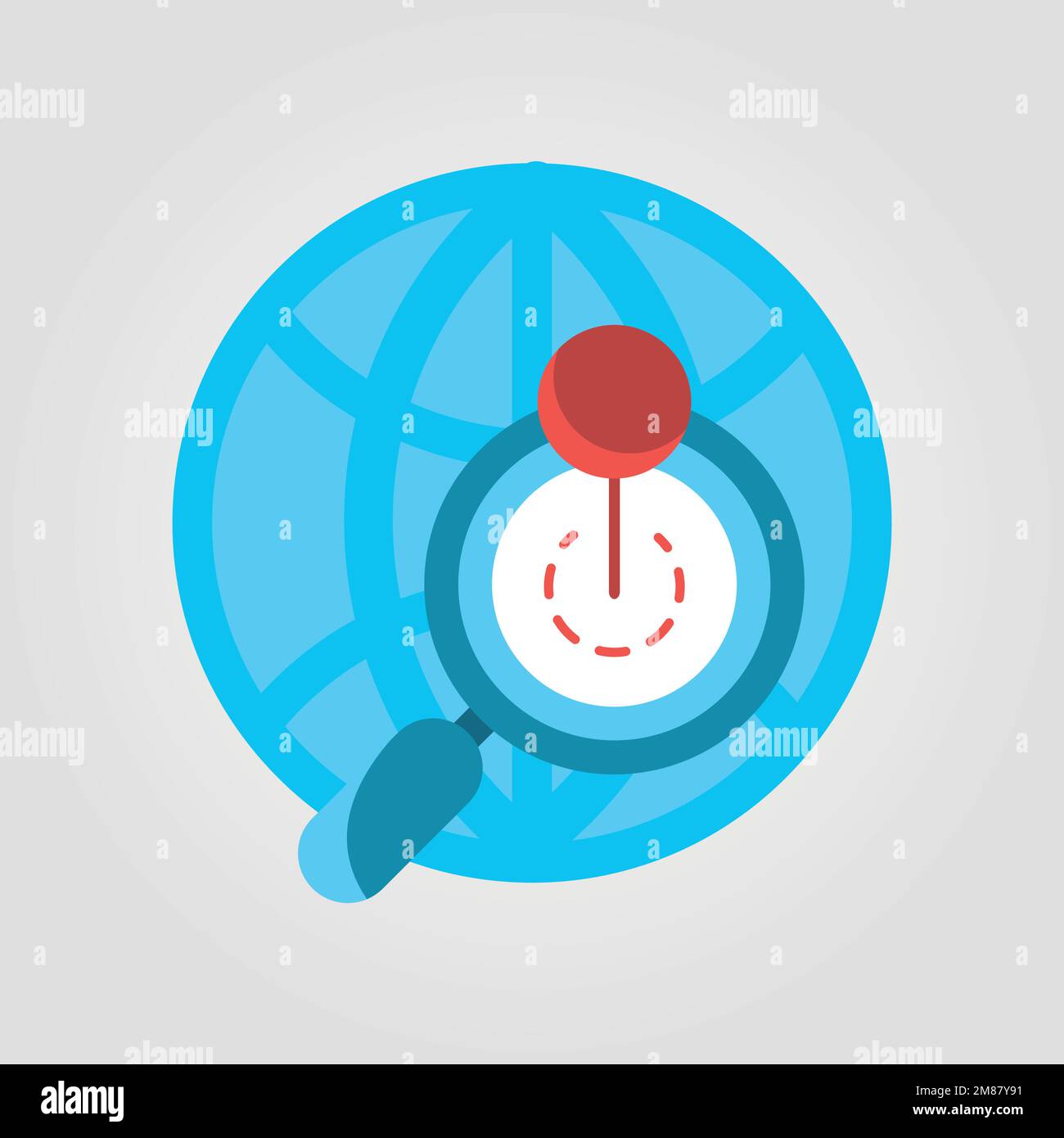 Location map icon, GPS pointer mark vector icon Stock Vector Image ...