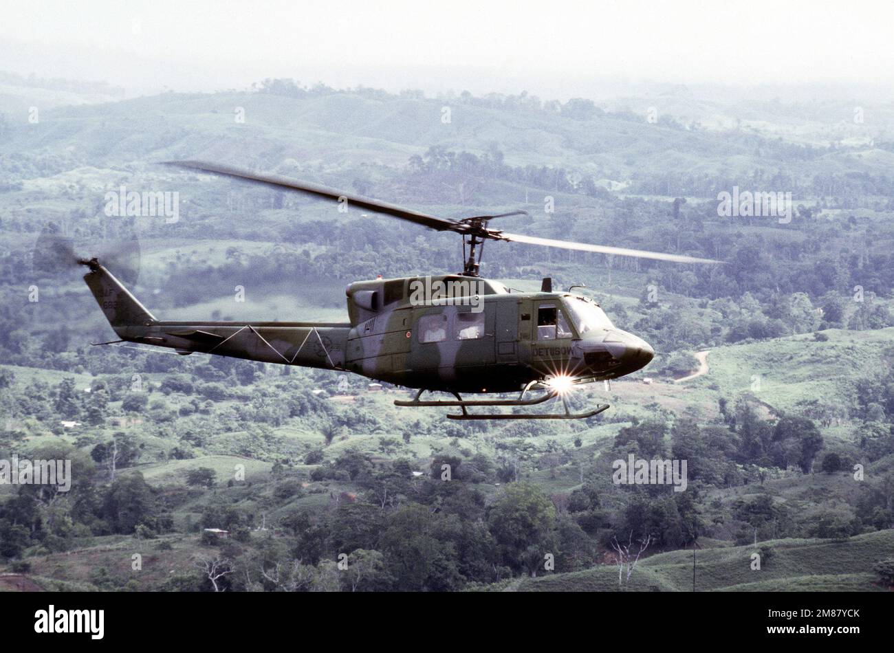 A Detachment 1, 1ST Special Operations Wing UH-1N Iroquois helicopter ...