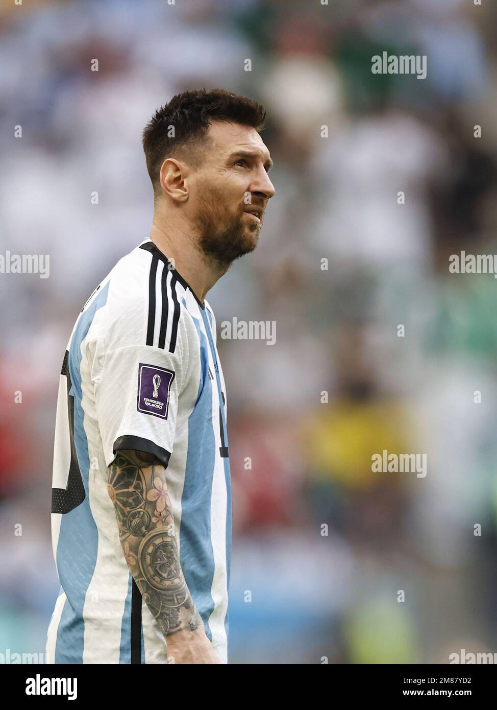 LUSAIL CITY - Lionel Messi of Argentina during the FIFA World Cup Qatar ...