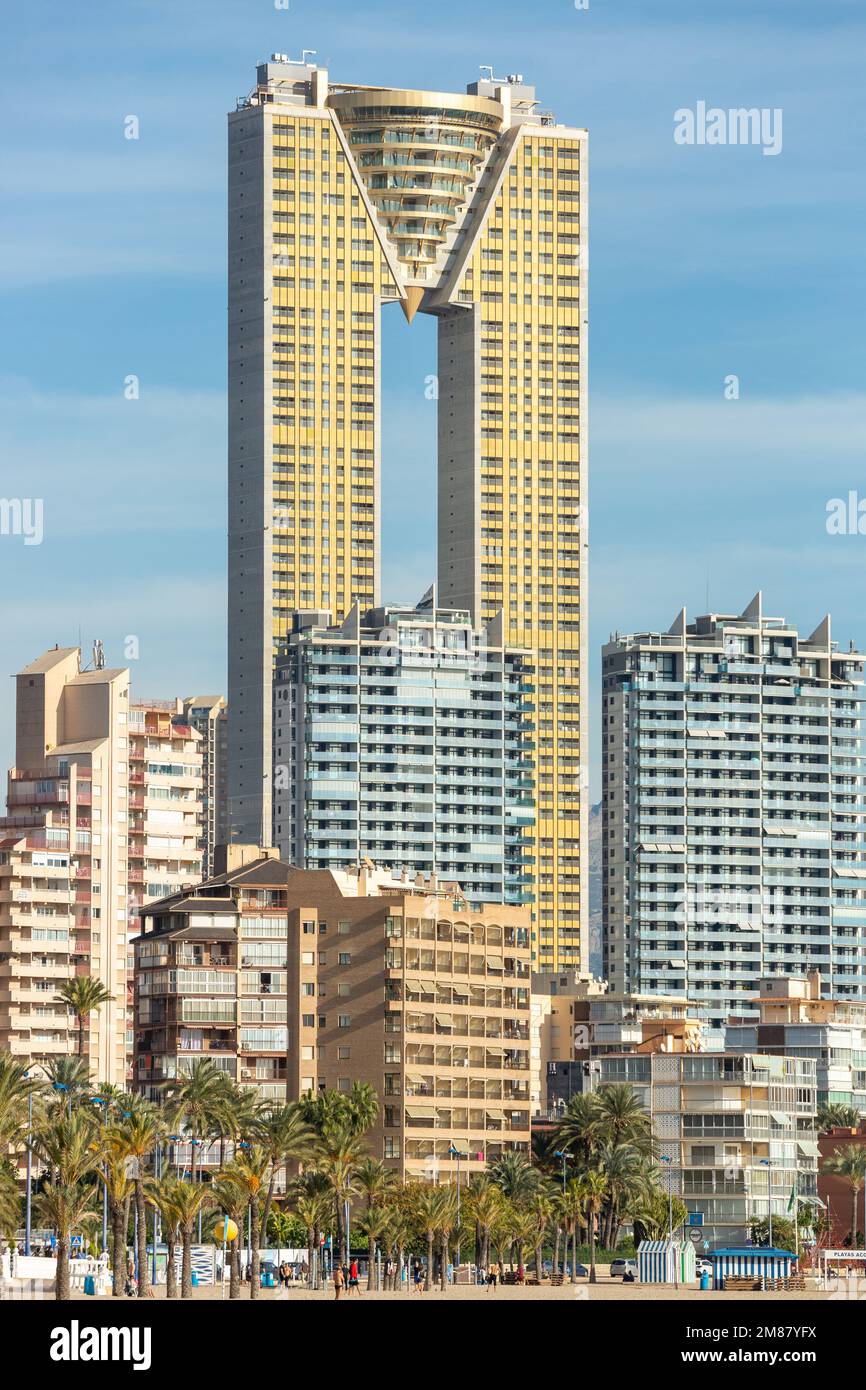 Intempo is a 47-floor, 202-metre-high skyscraper building in Benidorm ...