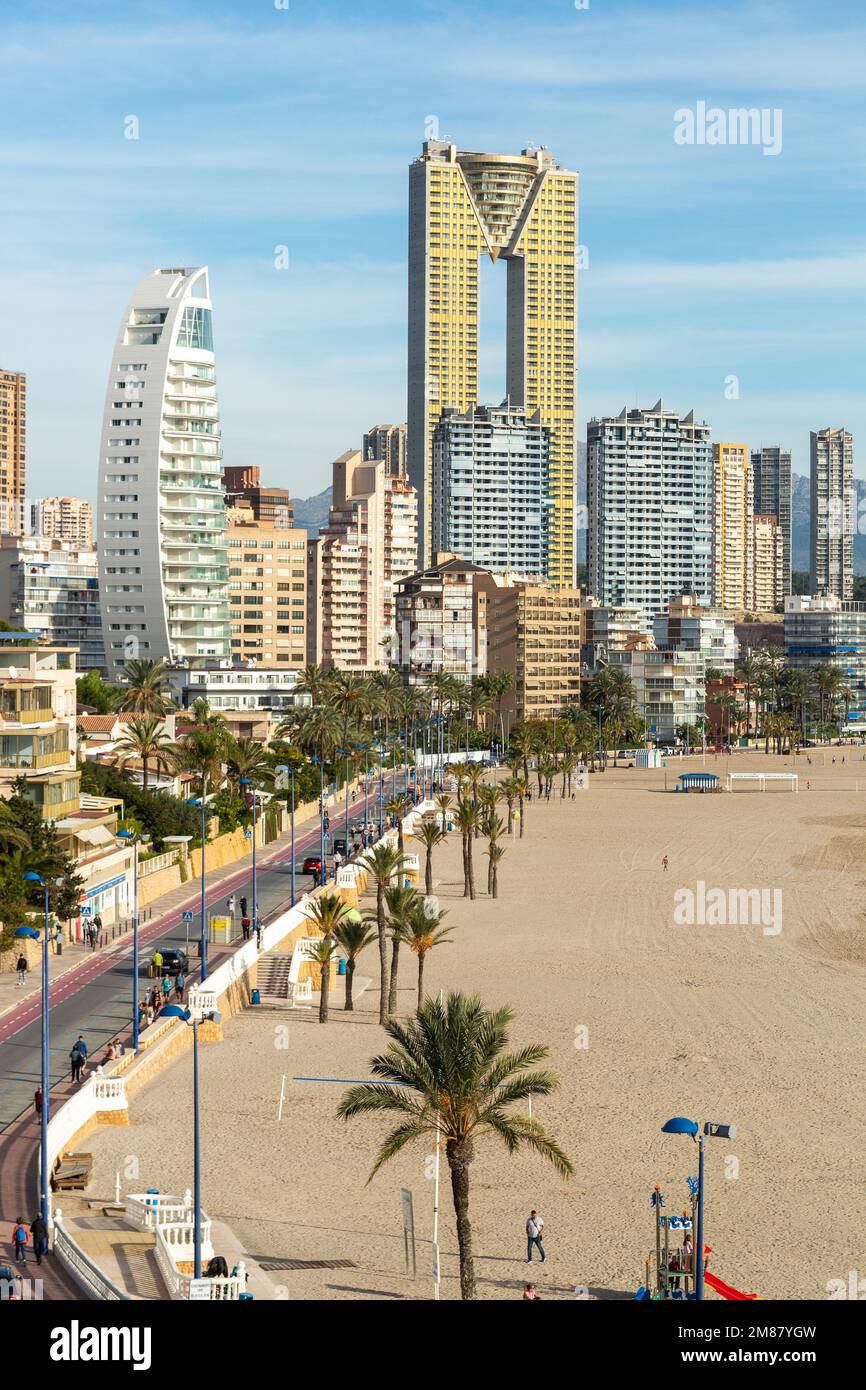 Delfin tower benidorm hi-res stock photography and images - Alamy