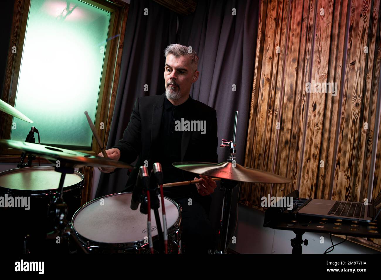 Mark Heaney photographed at Rubix Studios, London Stock Photo - Alamy