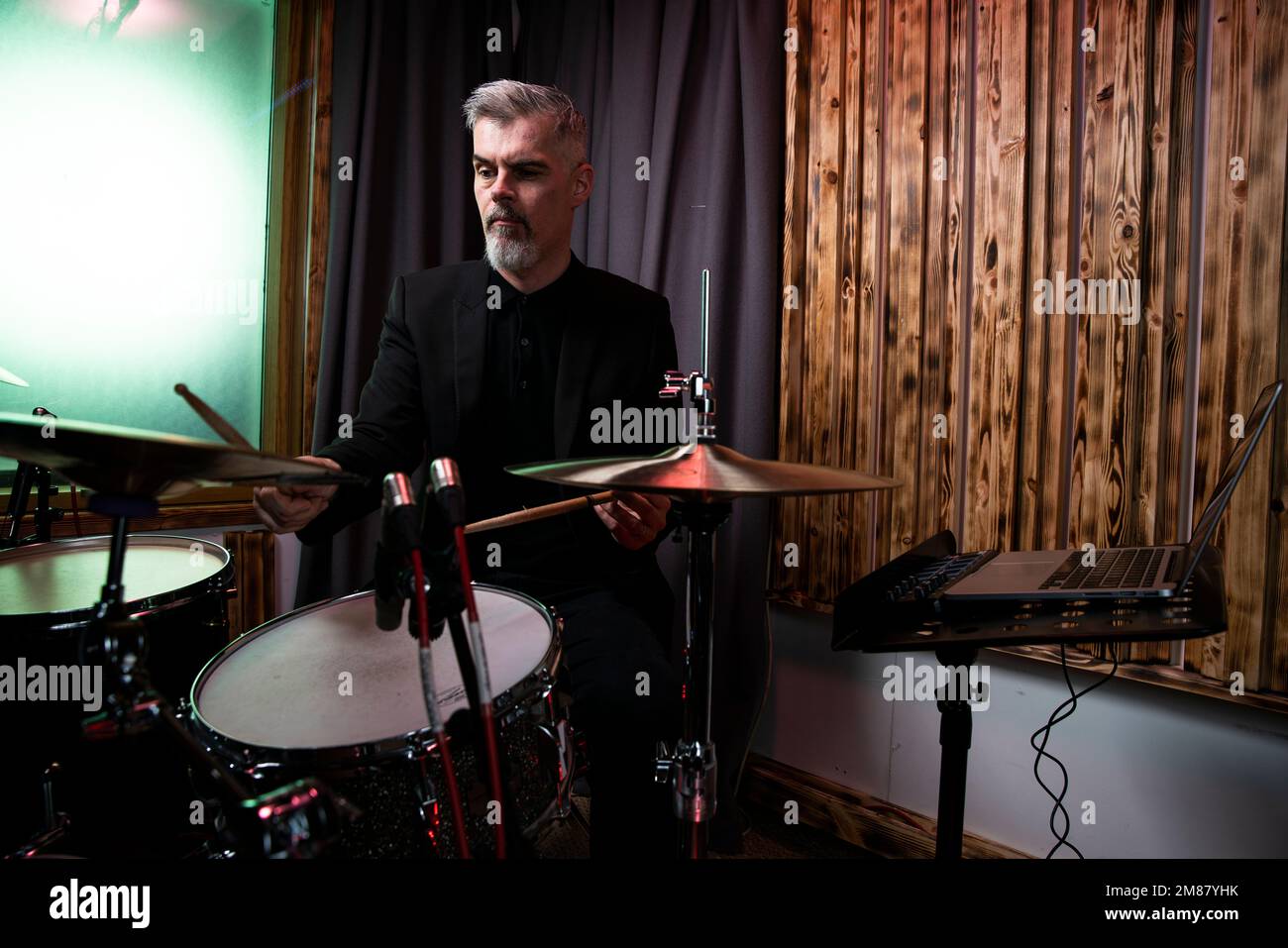 Mark Heaney photographed at Rubix Studios, London Stock Photo - Alamy