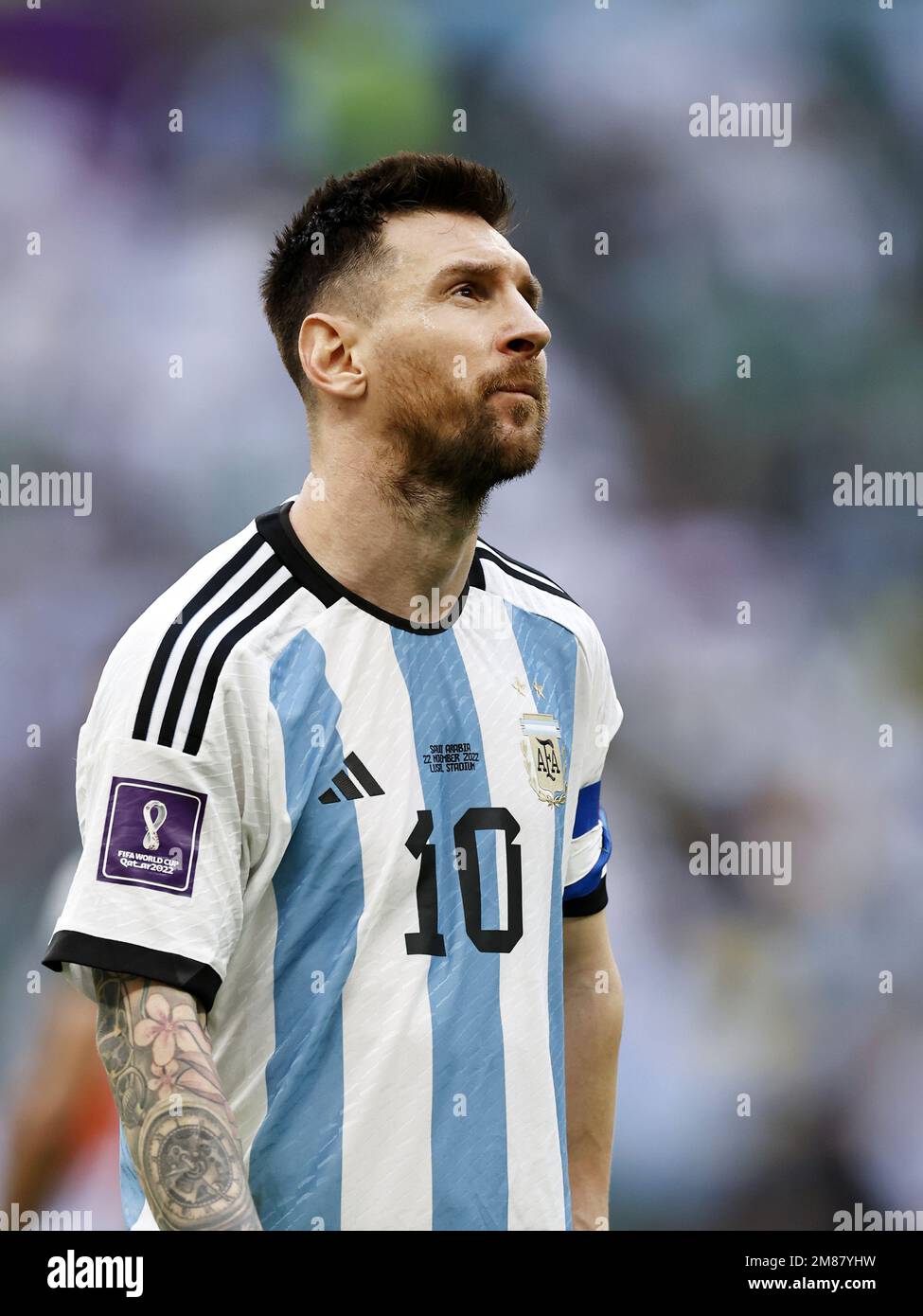 LUSAIL CITY - Lionel Messi of Argentina during the FIFA World Cup Qatar ...