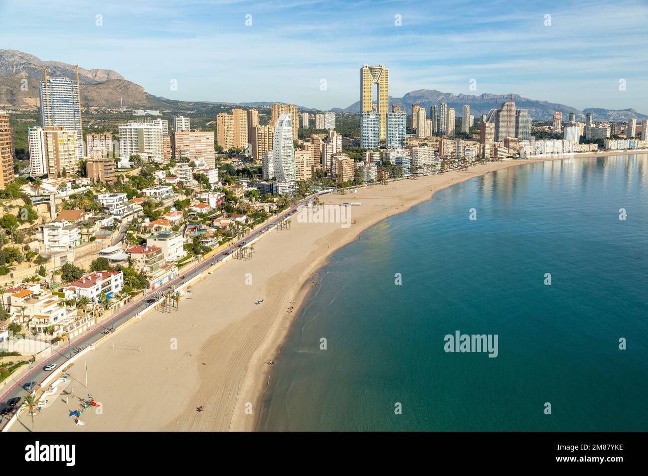 Poniente beach benidorm hi-res stock photography and images - Alamy