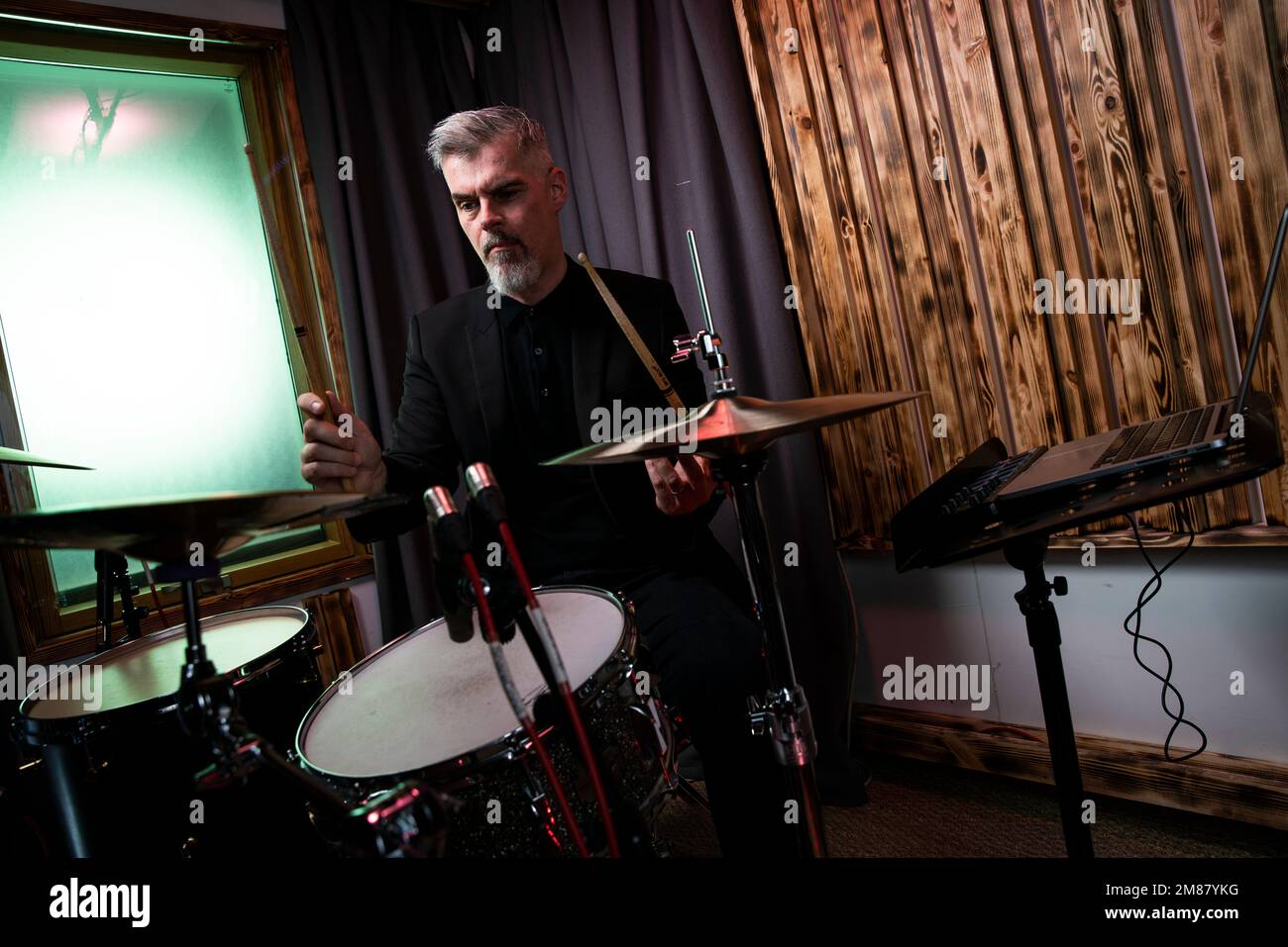 Mark Heaney photographed at Rubix Studios, London Stock Photo - Alamy