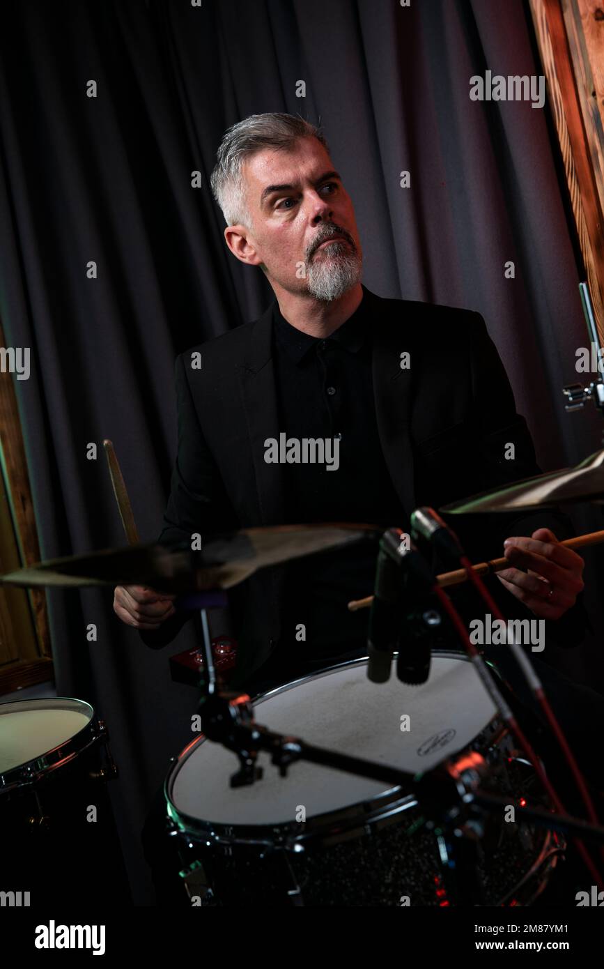 Mark Heaney photographed at Rubix Studios, London Stock Photo - Alamy