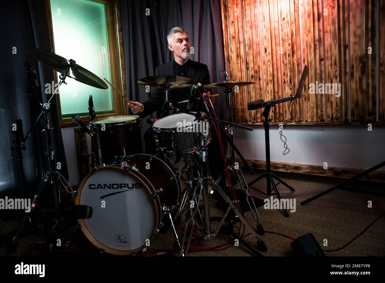 Mark Heaney photographed at Rubix Studios, London Stock Photo - Alamy