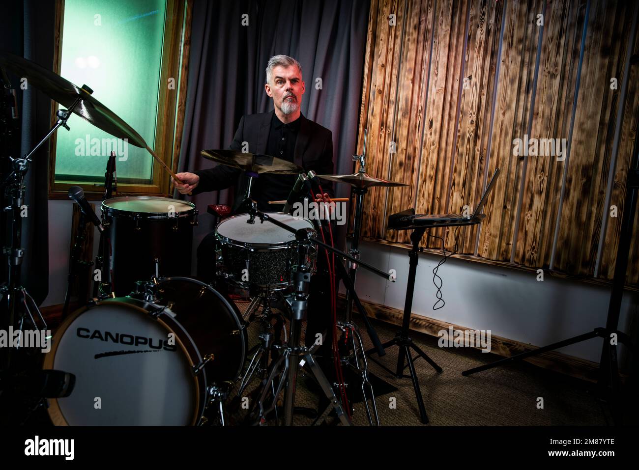 Mark Heaney photographed at Rubix Studios, London Stock Photo - Alamy