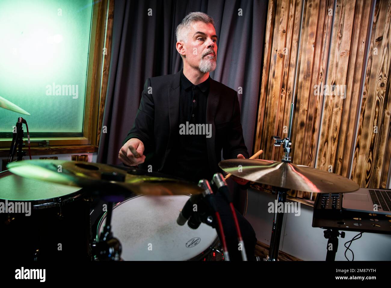 Mark Heaney photographed at Rubix Studios, London Stock Photo - Alamy