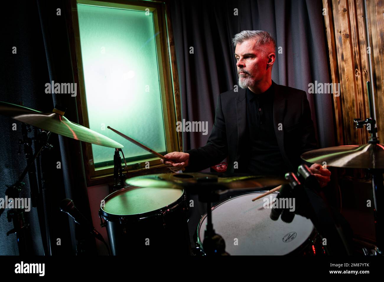 Mark Heaney photographed at Rubix Studios, London Stock Photo - Alamy