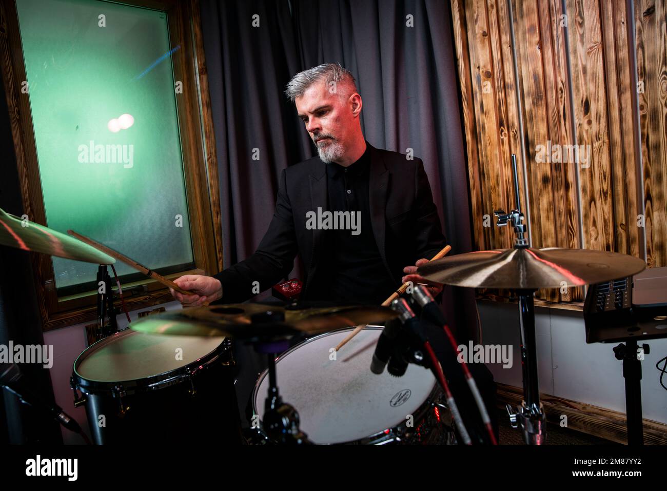 Mark Heaney photographed at Rubix Studios, London Stock Photo - Alamy