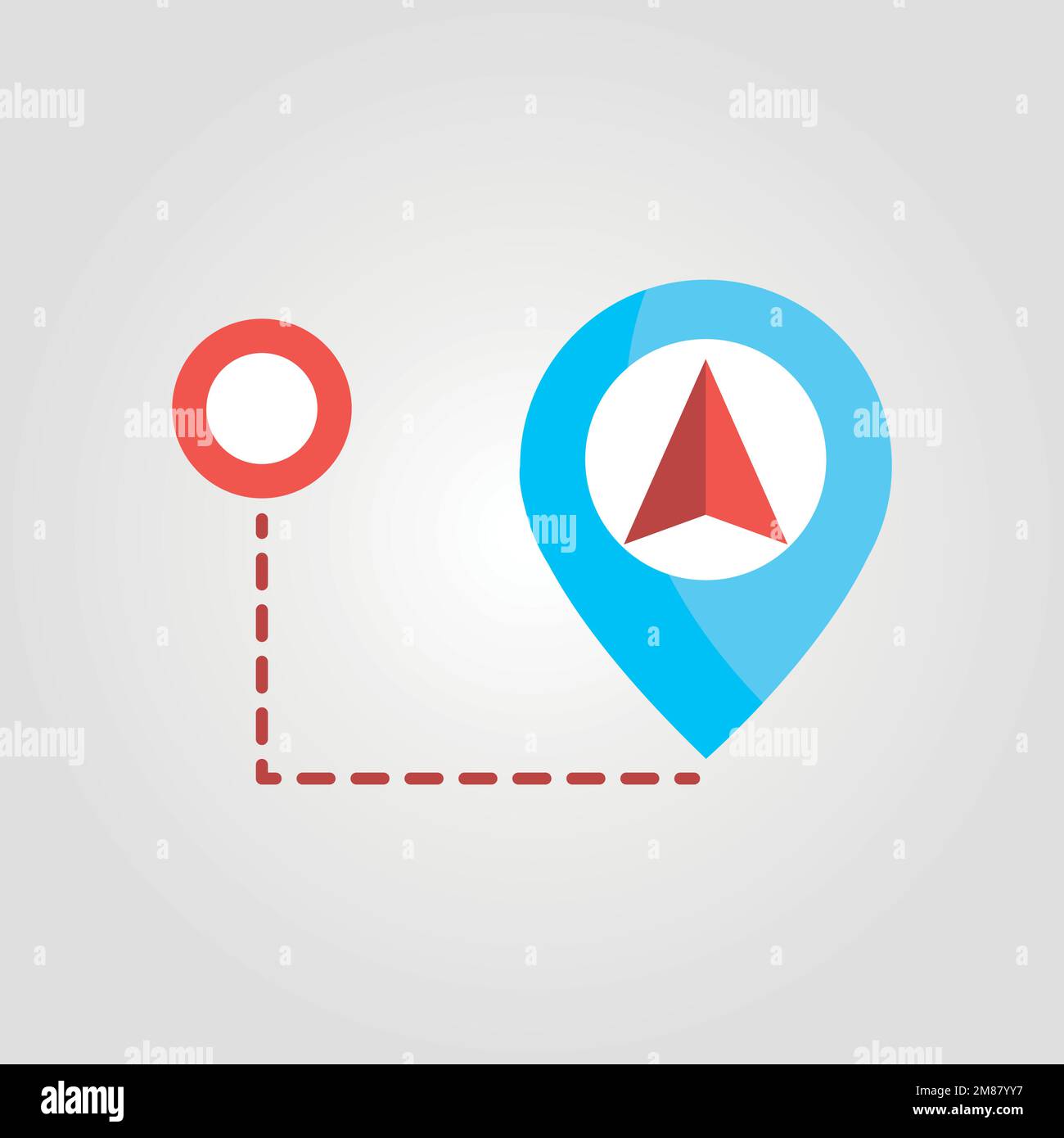 Location map icon, GPS pointer mark vector icon Stock Vector Image ... Location map icon, GPS pointer mark vector icon Stock Vector Image ...