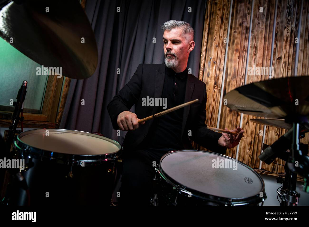 Mark Heaney photographed at Rubix Studios, London Stock Photo - Alamy