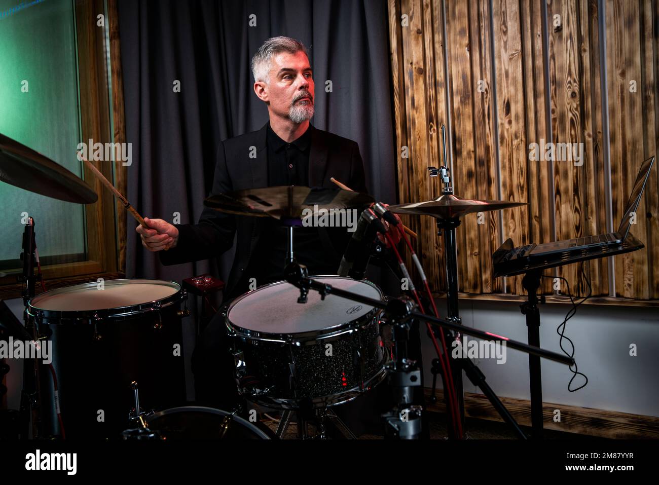 Mark Heaney photographed at Rubix Studios, London Stock Photo - Alamy