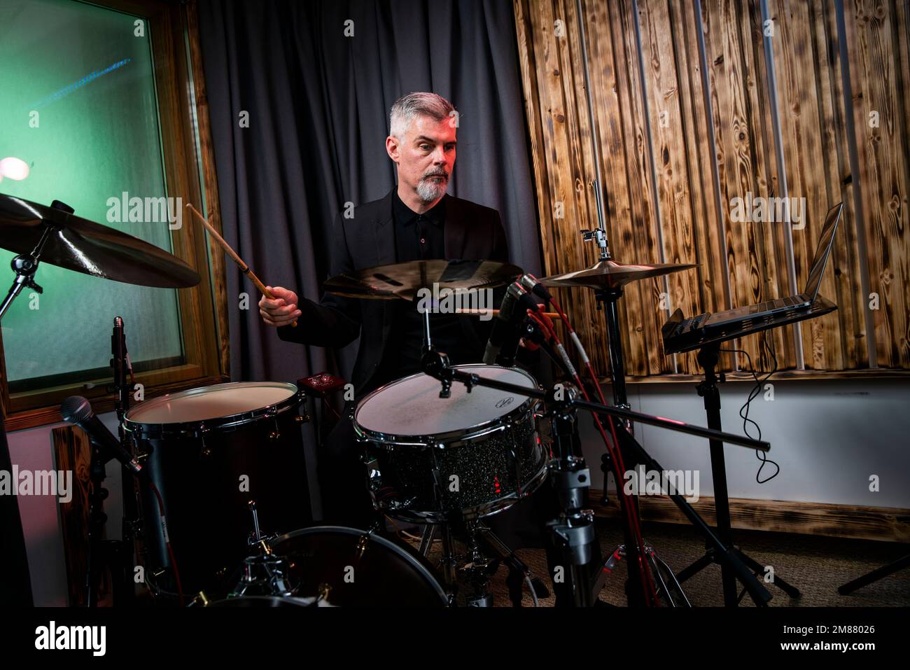 Mark Heaney photographed at Rubix Studios, London Stock Photo - Alamy