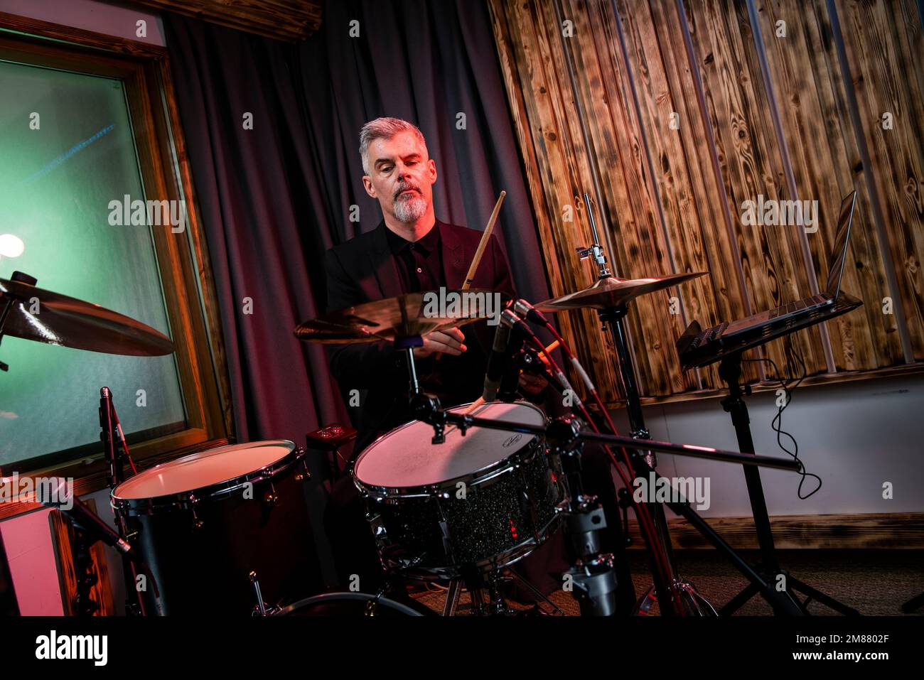 Mark Heaney photographed at Rubix Studios, London Stock Photo - Alamy